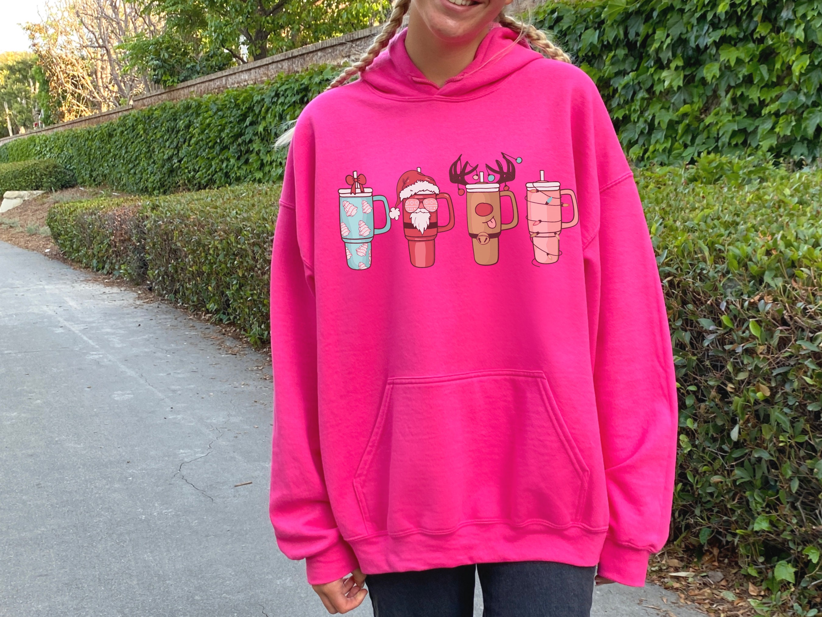 Christmas Stanley Cup Sweatshirt, Stanley Quencher Hoodie, Gift for ...