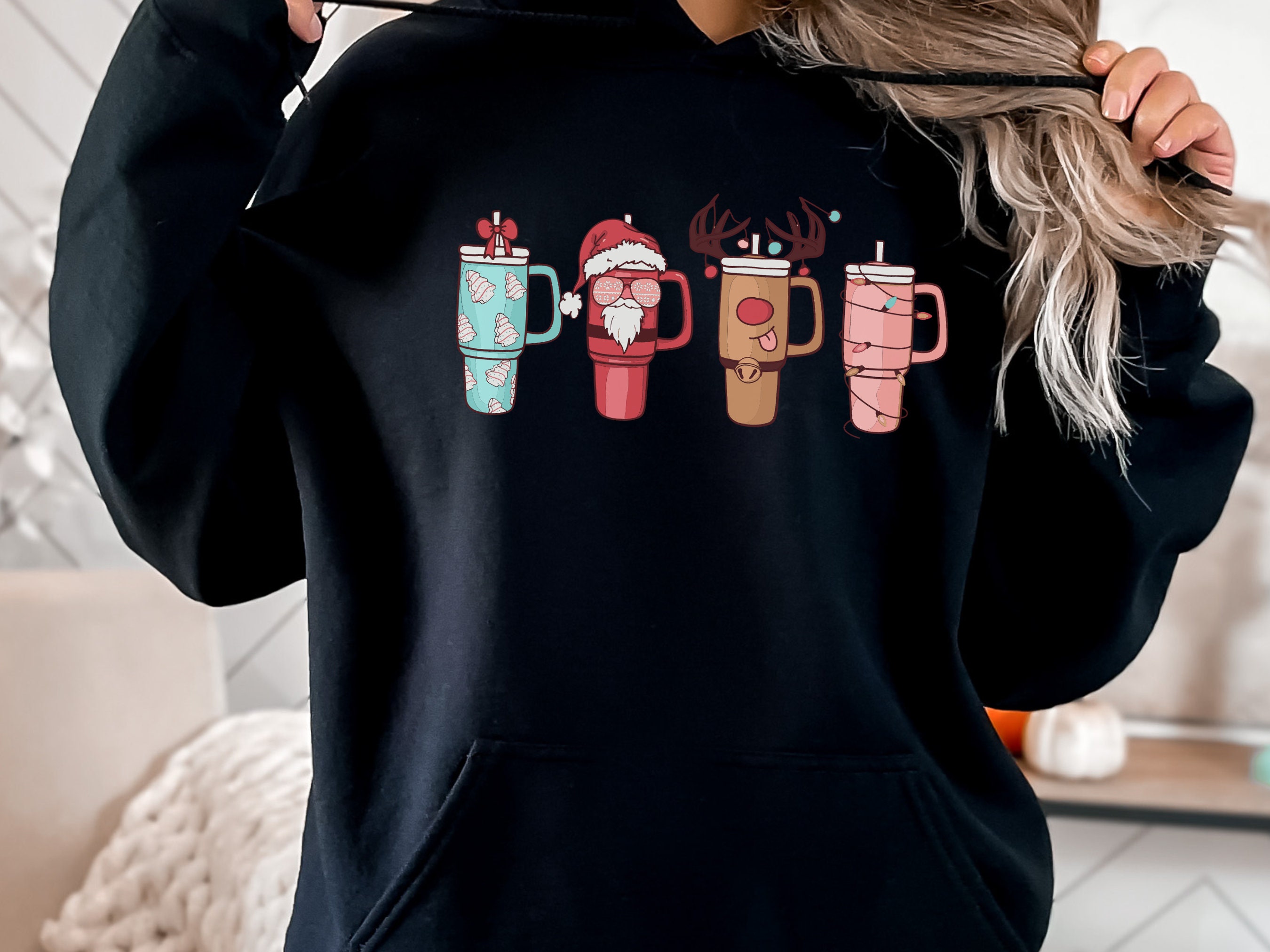 Christmas Stanley Cup Sweatshirt, Stanley Quencher Hoodie, Gift for ...