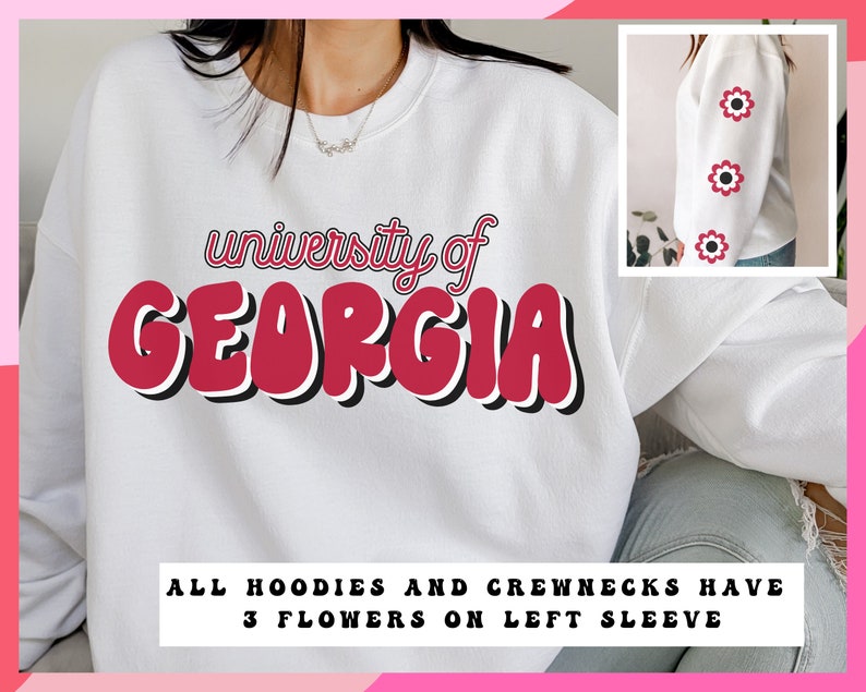 CUSTOM College Sweatshirt Crop Top Hoodie Crewneck Game Day - Etsy