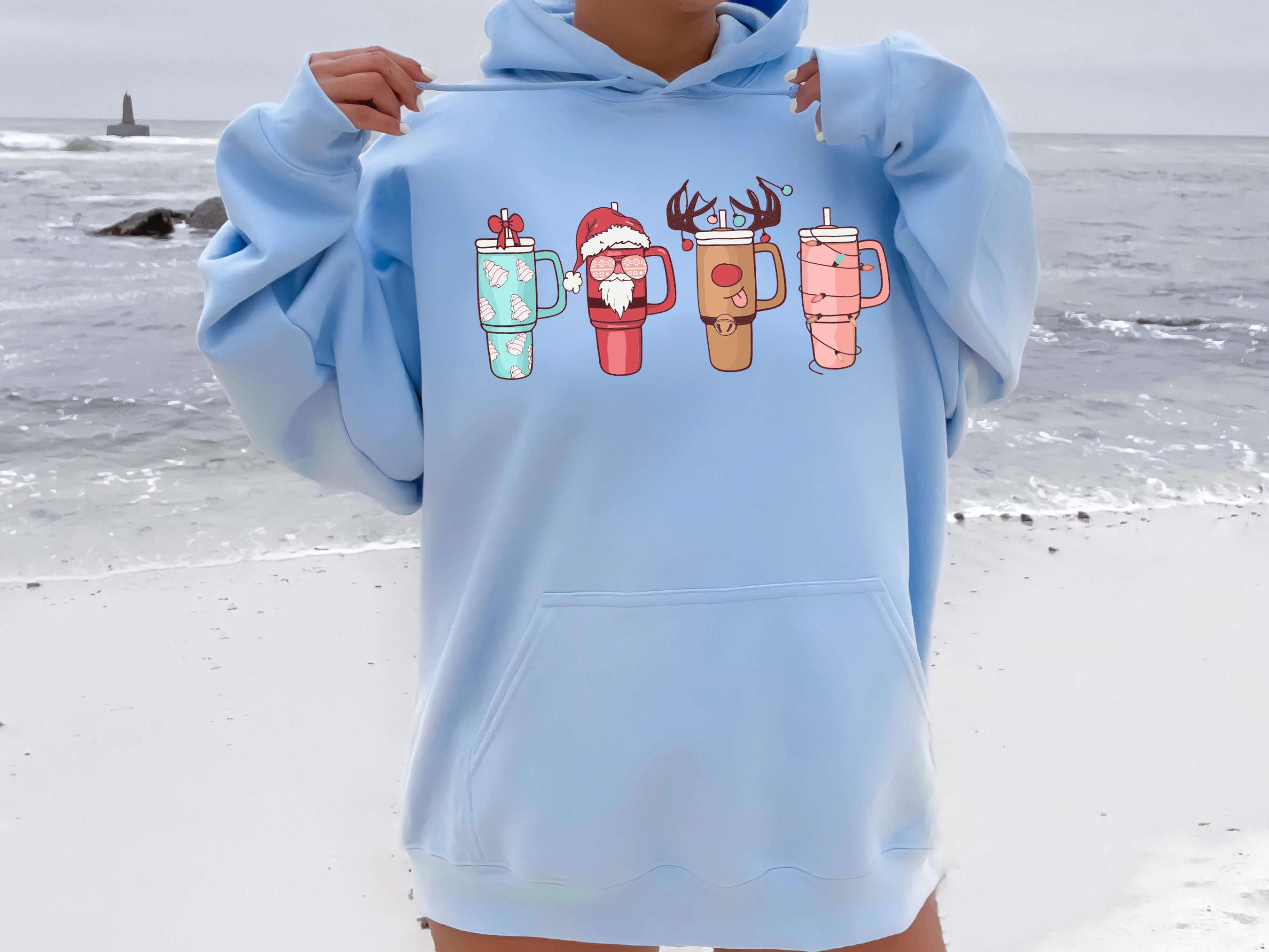 Christmas Stanley Cup Sweatshirt, Stanley Quencher Hoodie, Gift for ...