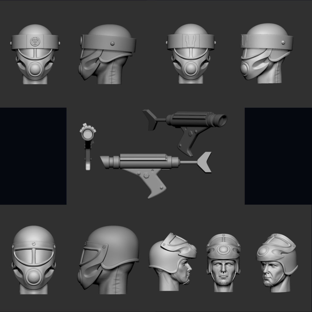 Federation Trooper Head (blake’s 7) - Etsy UK