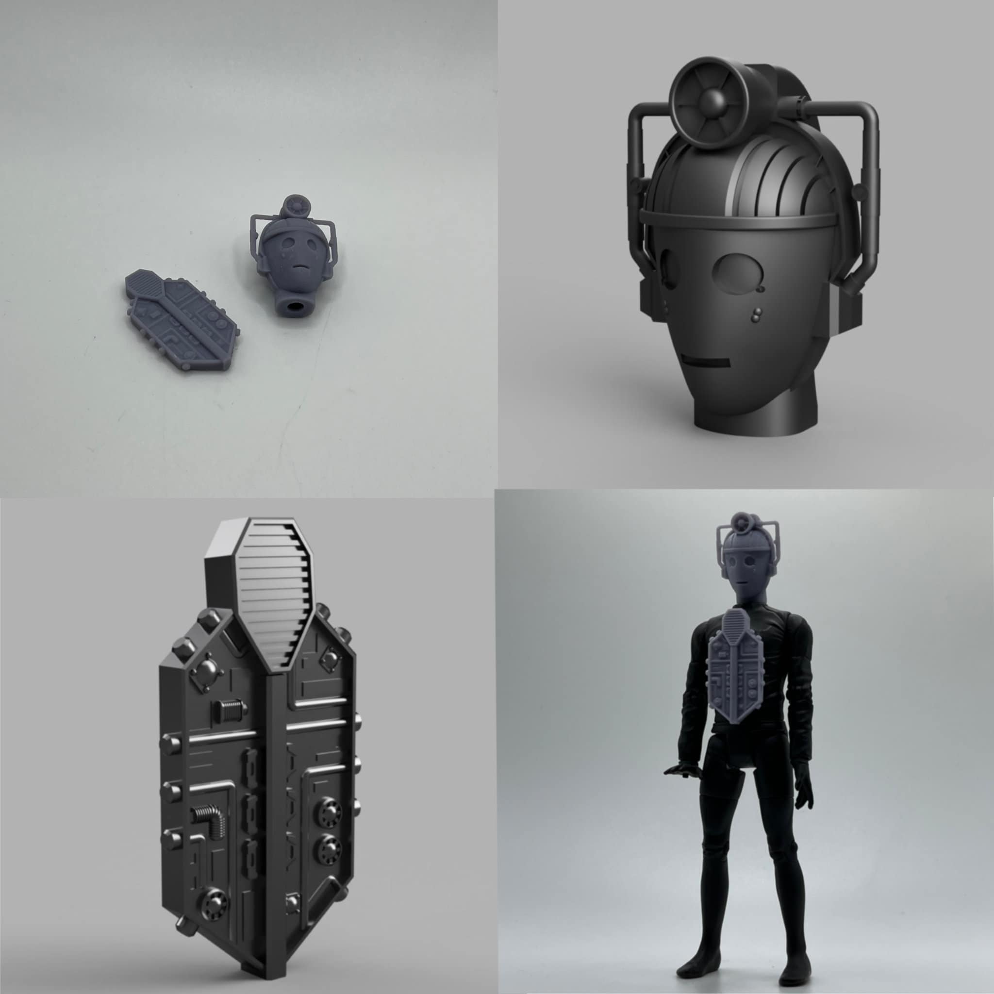 Cyberman Set lost Warriors - Etsy UK