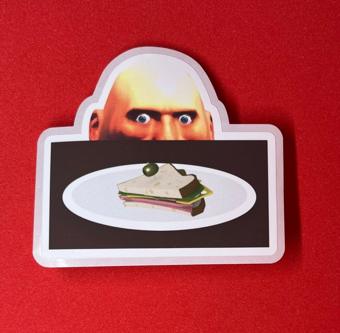 Heavy Wants Sandvich Team Fortress 2 Sticker - Etsy