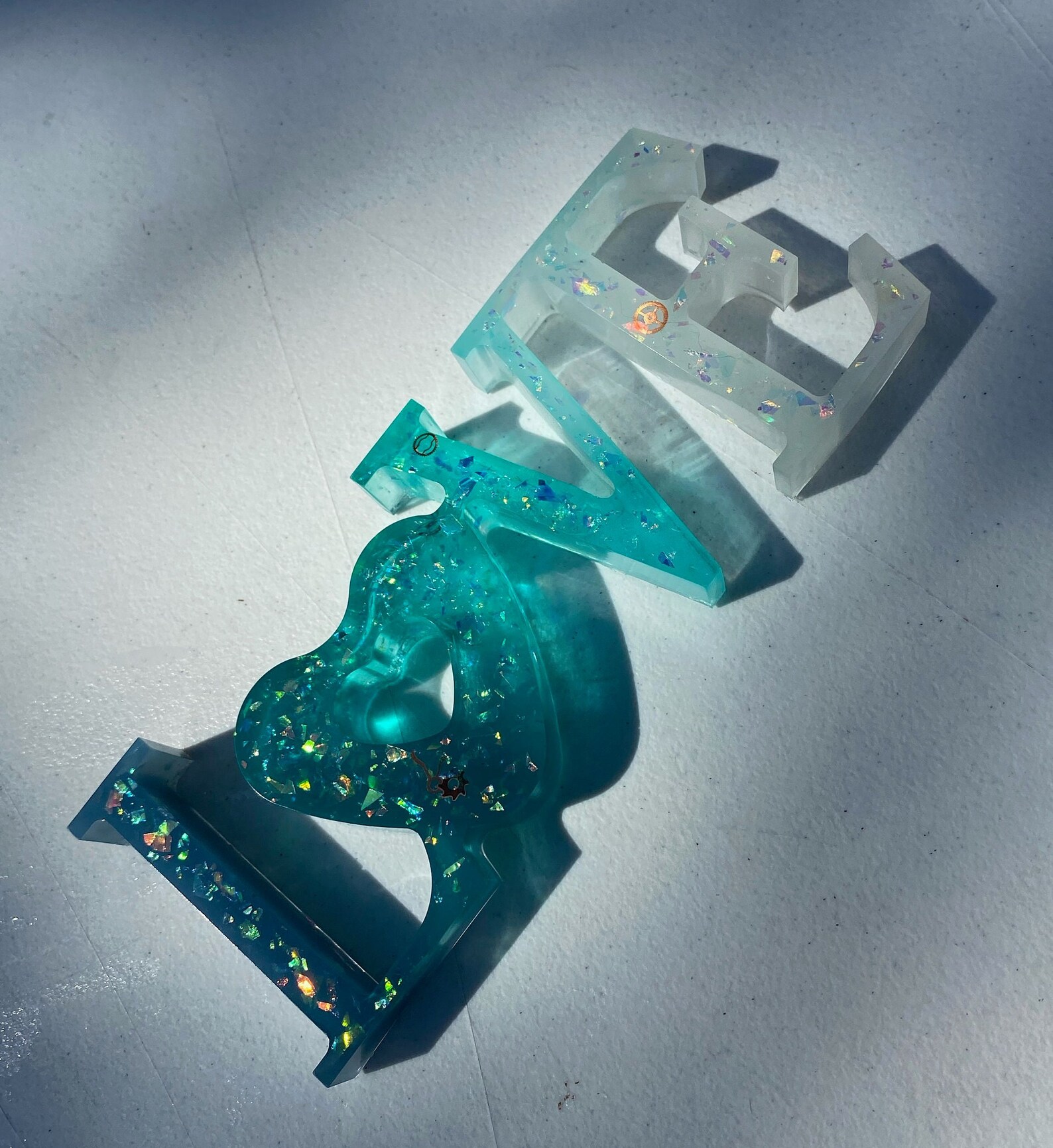 Custom Resin LOVE Sign - Etsy