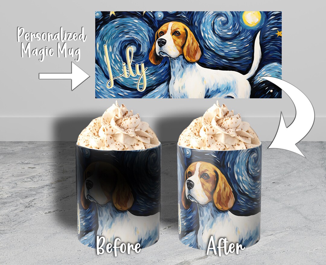 Magic Mug Color Changing Coffee Mug Heat Activated Color Changing ...