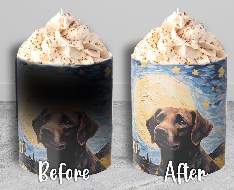 Magic Mug Color Changing Coffee Mug Heat Activated Color Changing ...