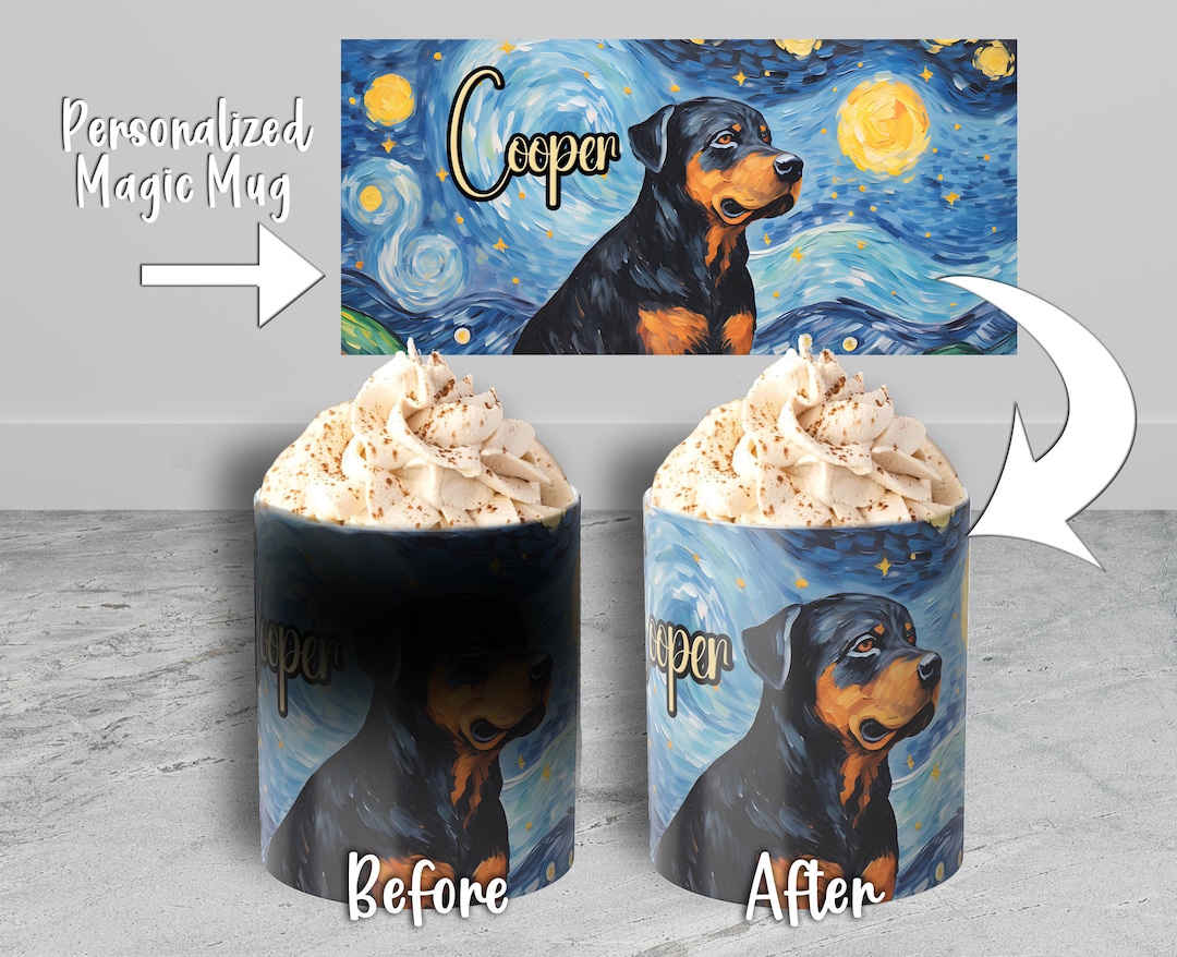 Magic Mug Color Changing Coffee Mug Heat Activated Color Changing ...