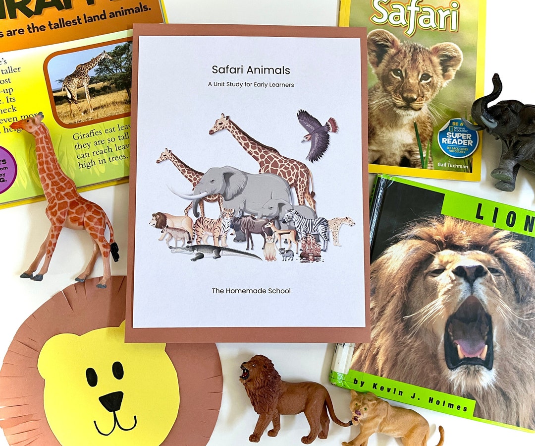 Safari Animals Unit Study, African Mammal Unit Study, African Animal ...