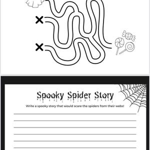 Halloween Activity Sheets - Etsy
