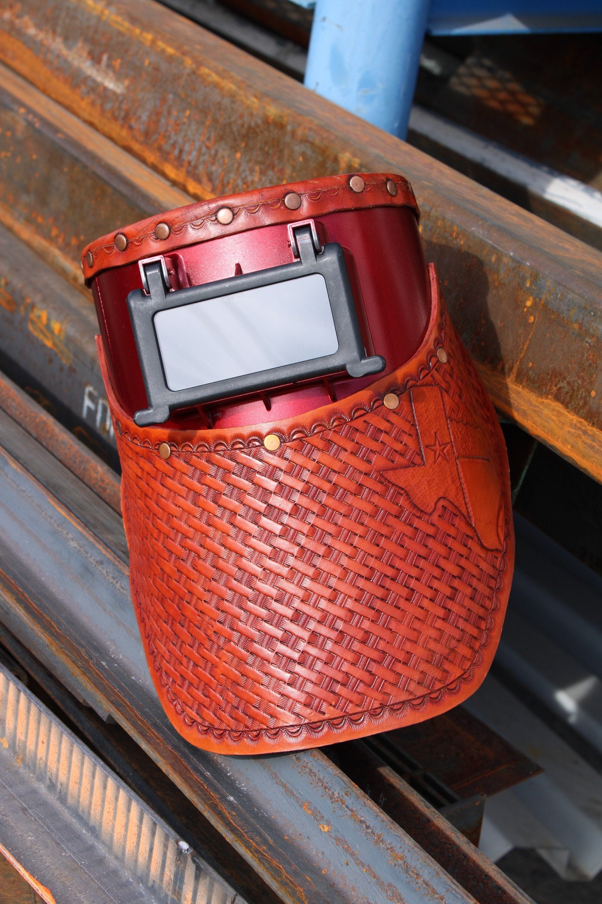 Welding Mask Weldingmask customleathermask weldinghood - Etsy
