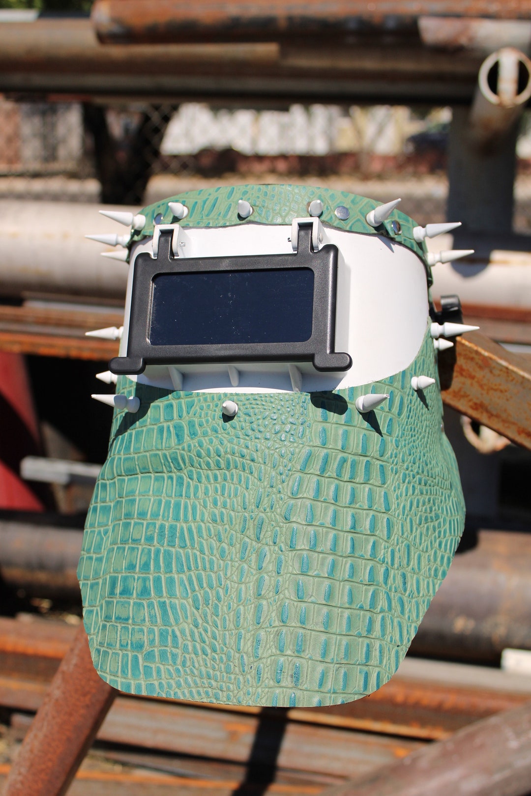 Welding Mask weldingmask leatherweldingmask - Etsy