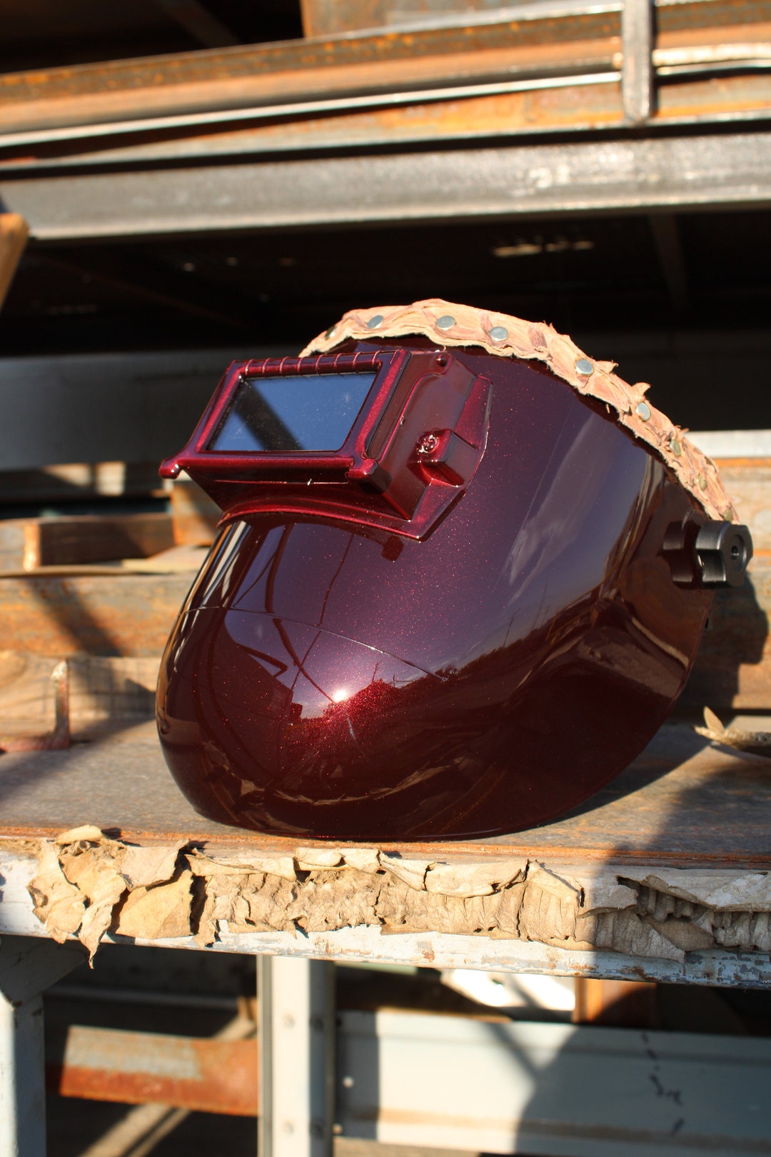 Pipeliner Welding Hood , customleathermask ,weldinghood ,sugarscoop ...