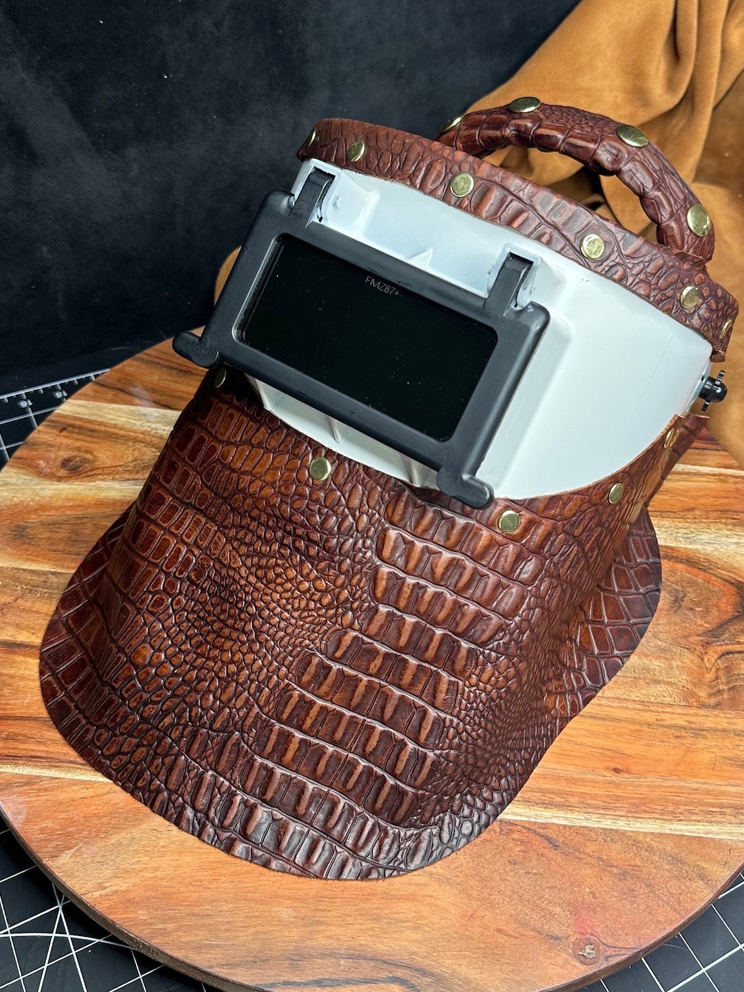 Welding Mask #weldingmask #leatherweldingmask #customleathermask # ...