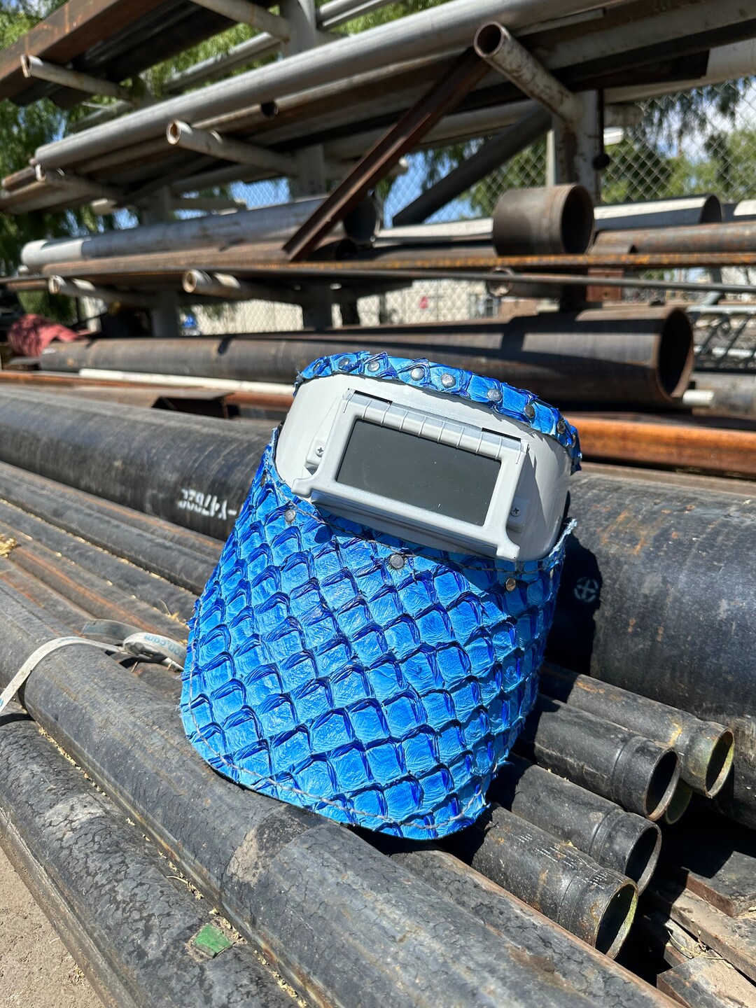 Welding Mask, Weldingmask , #customleathermask ,weldinghood ,sugarscoop ...