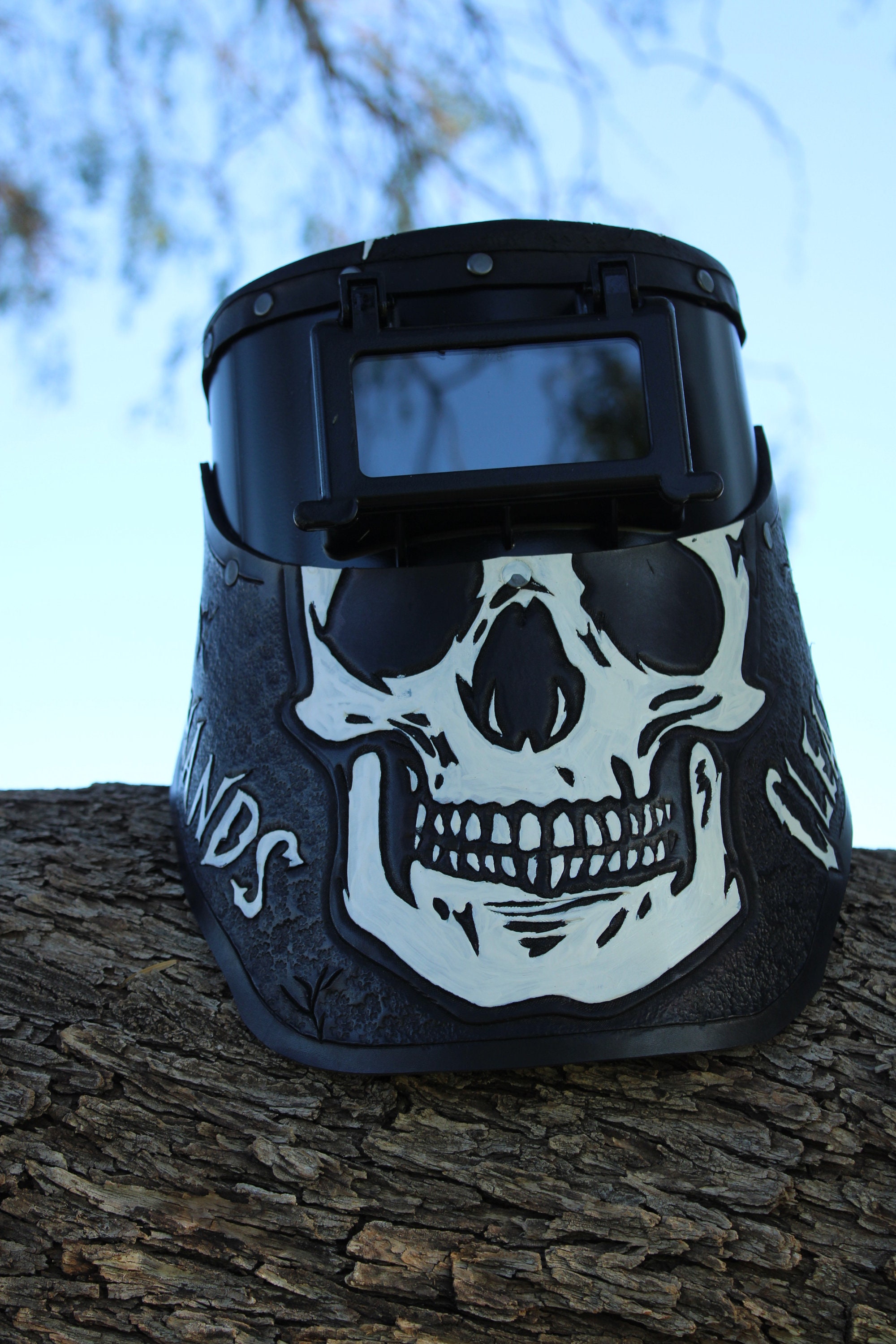Welding Mask,welding Hat, #customleathermask ,weldinghood ,sugarscoop ...