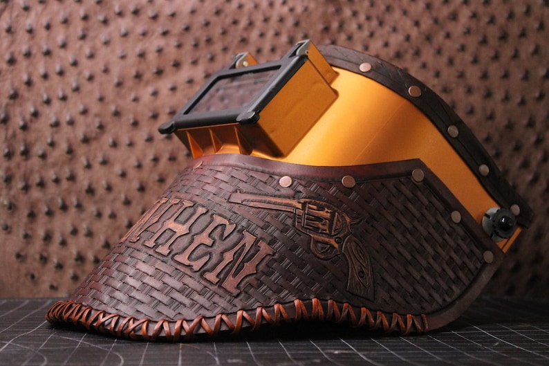 Welding Mask, Weldingmask , #customleathermask ,weldinghood ,sugarscoop ...