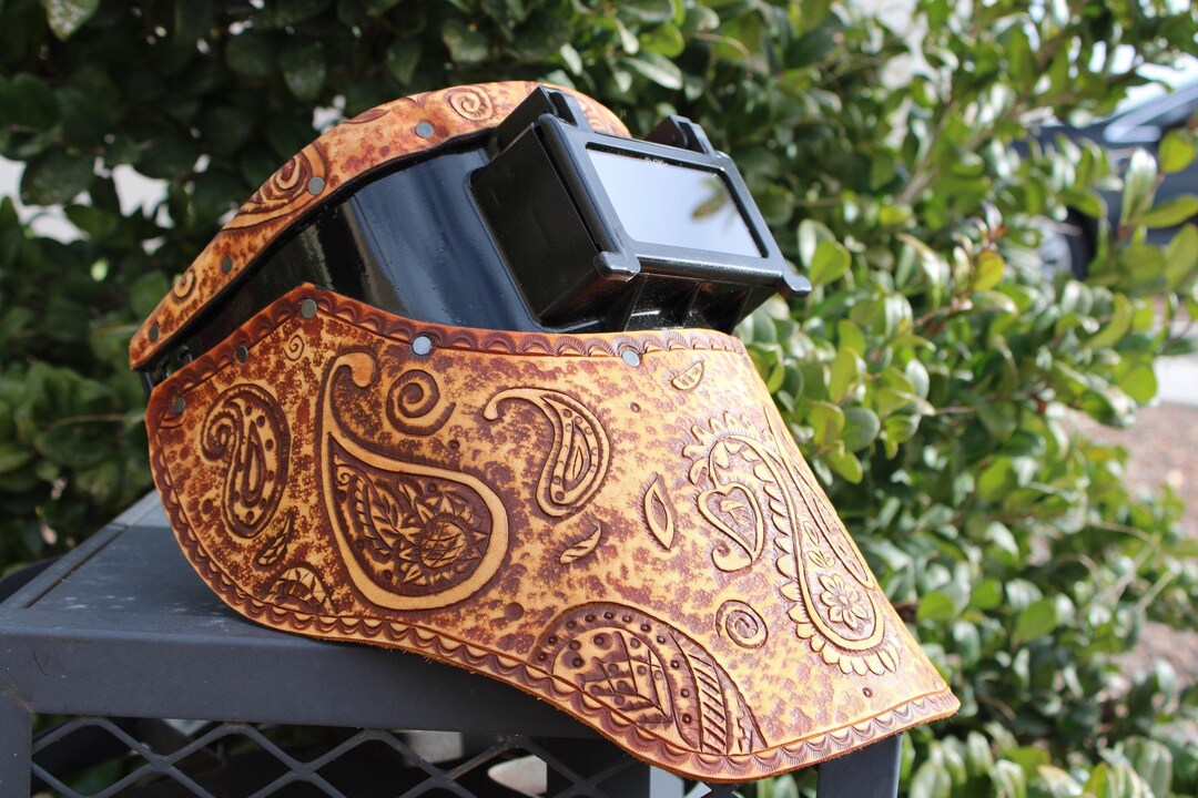 Welding Mask Weldingmask customleathermask weldinghood - Etsy
