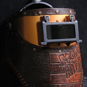 Fibermetal Welding Hood Sugarscoop , Leather Welding Hood , Welding ...