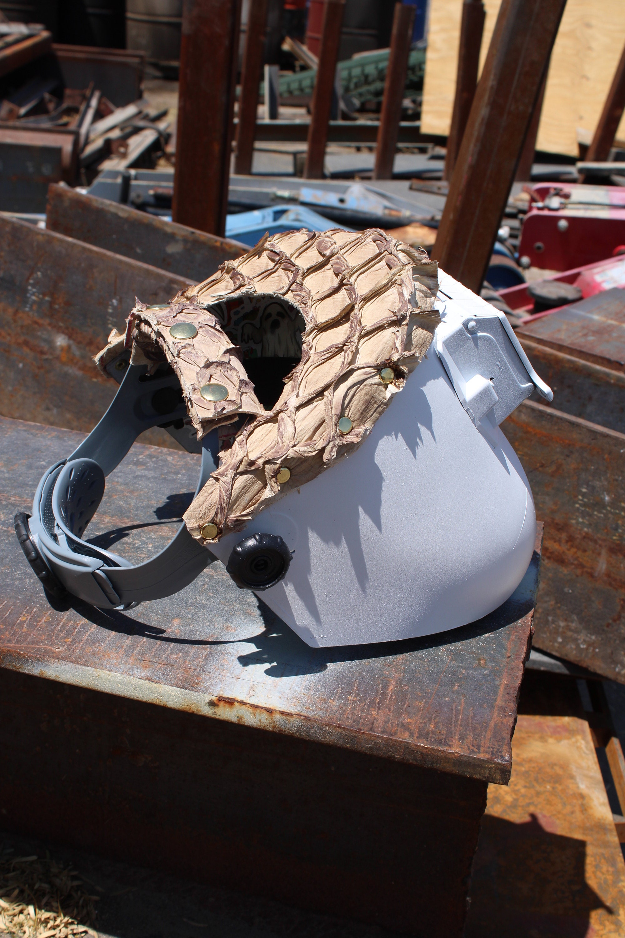 Pipeliner Welding Hood , #customleathermask ,weldinghood ,sugarscoop ...
