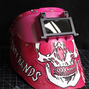 Welding Mask,welding Hat, #customleathermask ,weldinghood ,sugarscoop ...