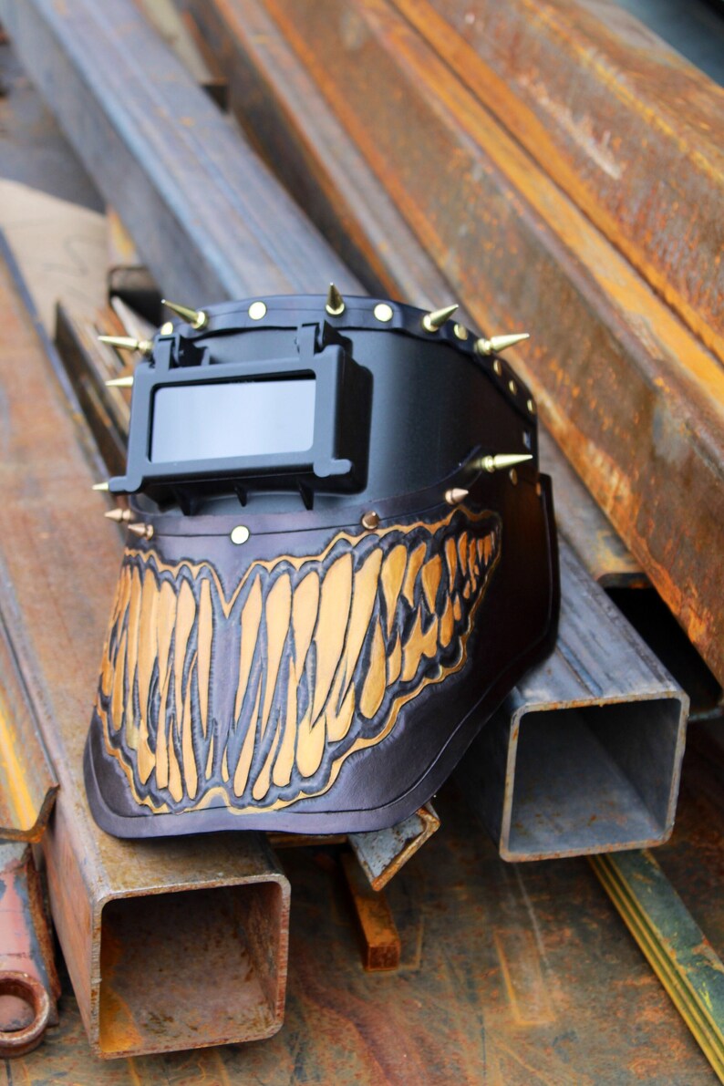 Welding Maskwelding Hat customleathermask weldinghood - Etsy