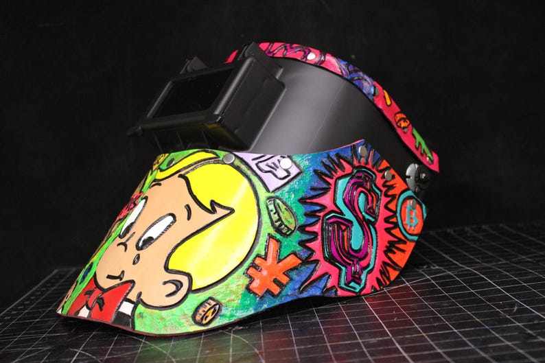 Welding Mask,welding Hat, #customleathermask ,weldinghood ,sugarscoop ...