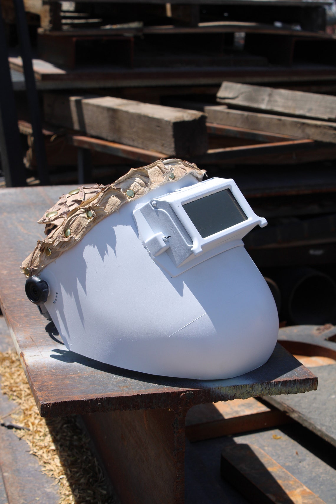 Pipeliner Welding Hood , #customleathermask ,weldinghood ,sugarscoop ...