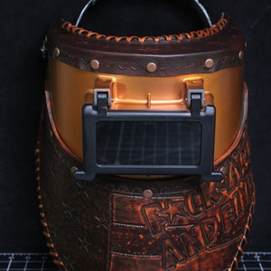 Fibermetal Welding Hood Sugarscoop , Leather Welding Hood , Welding ...