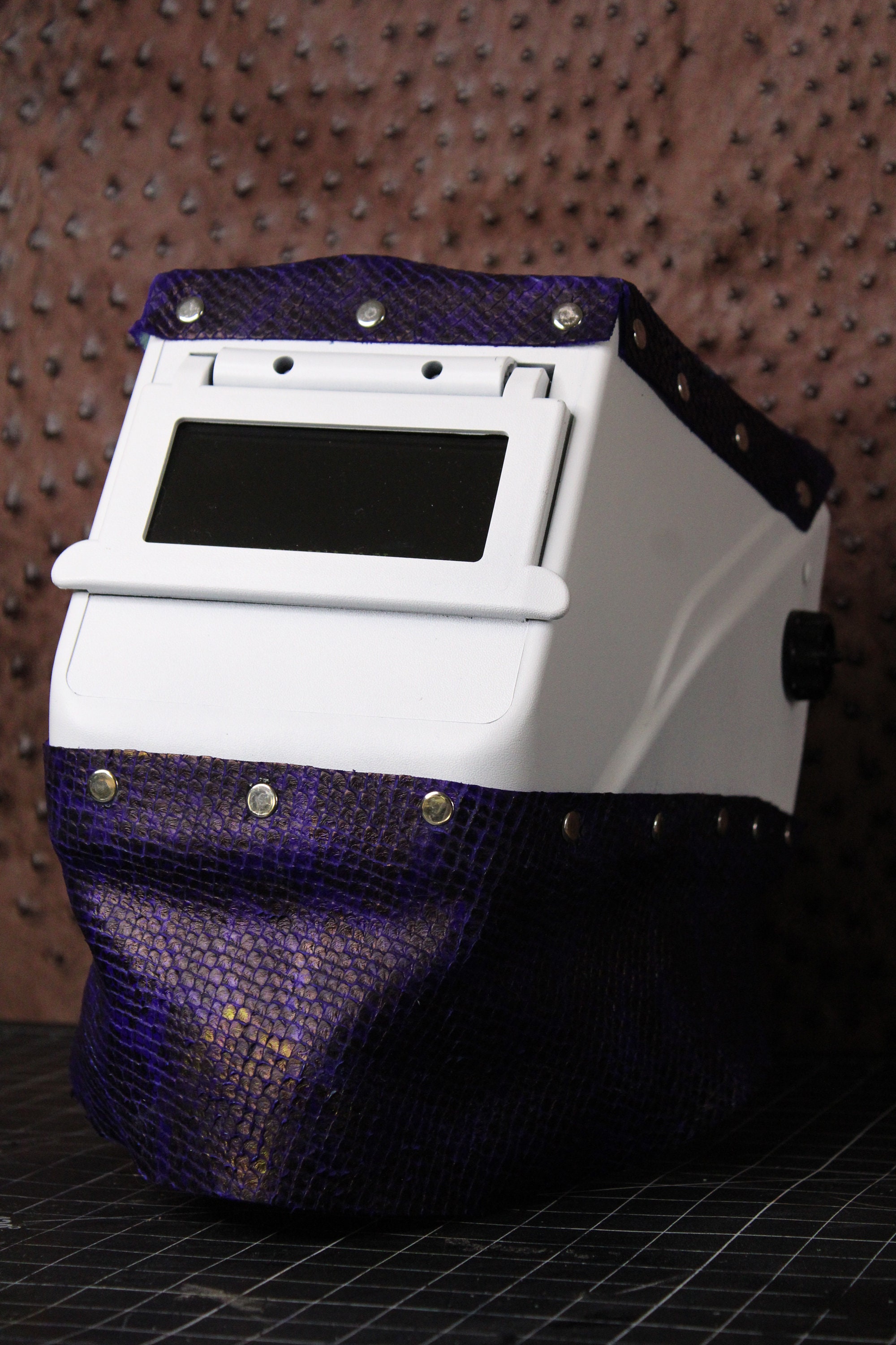 Welding Mask, Weldingmask , #customleathermask ,weldinghood ,sugarscoop ...