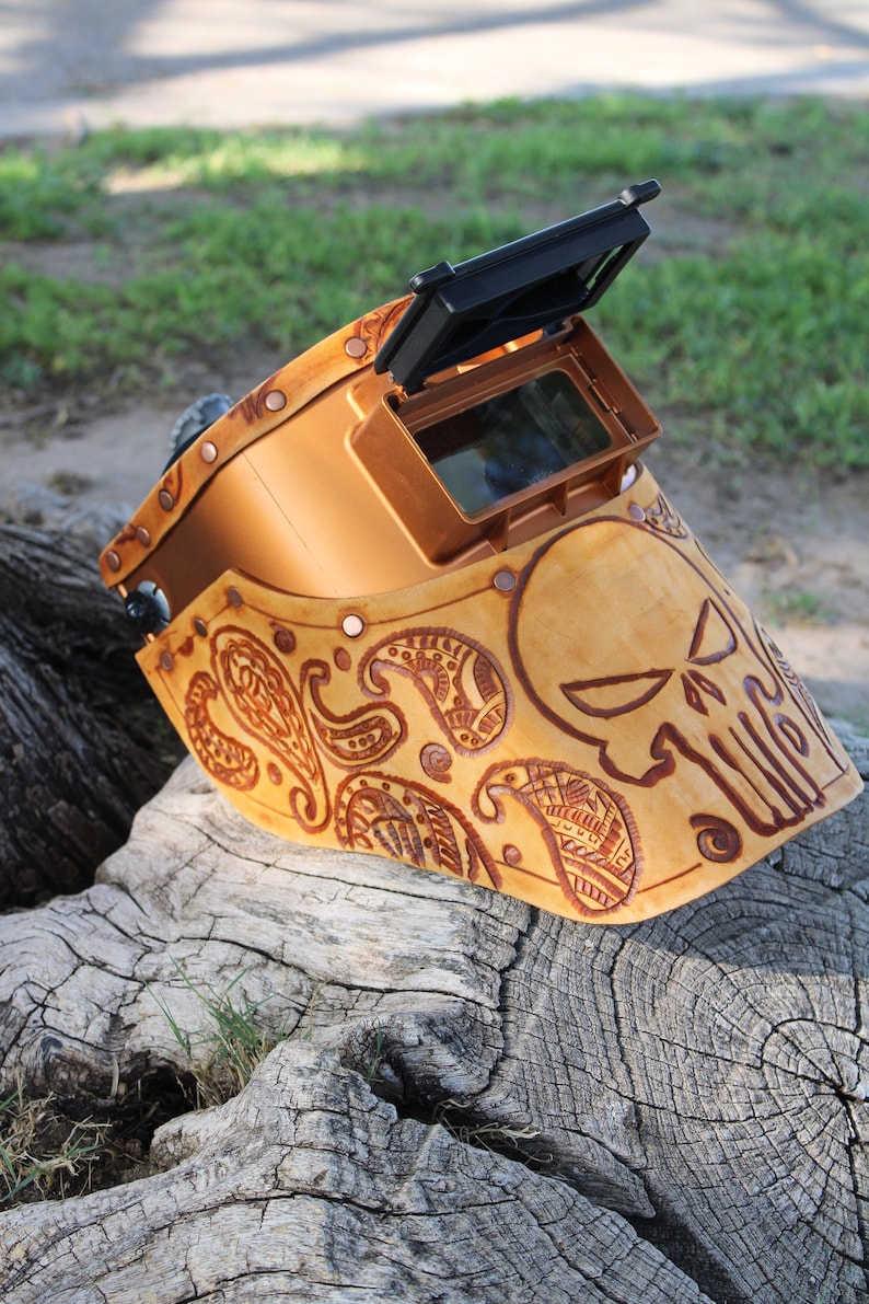 Welding Mask Weldingmask customleathermask weldinghood - Etsy