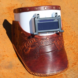 Fibermetal Welding Hood Sugarscoop , Leather Welding Hood , Welding ...