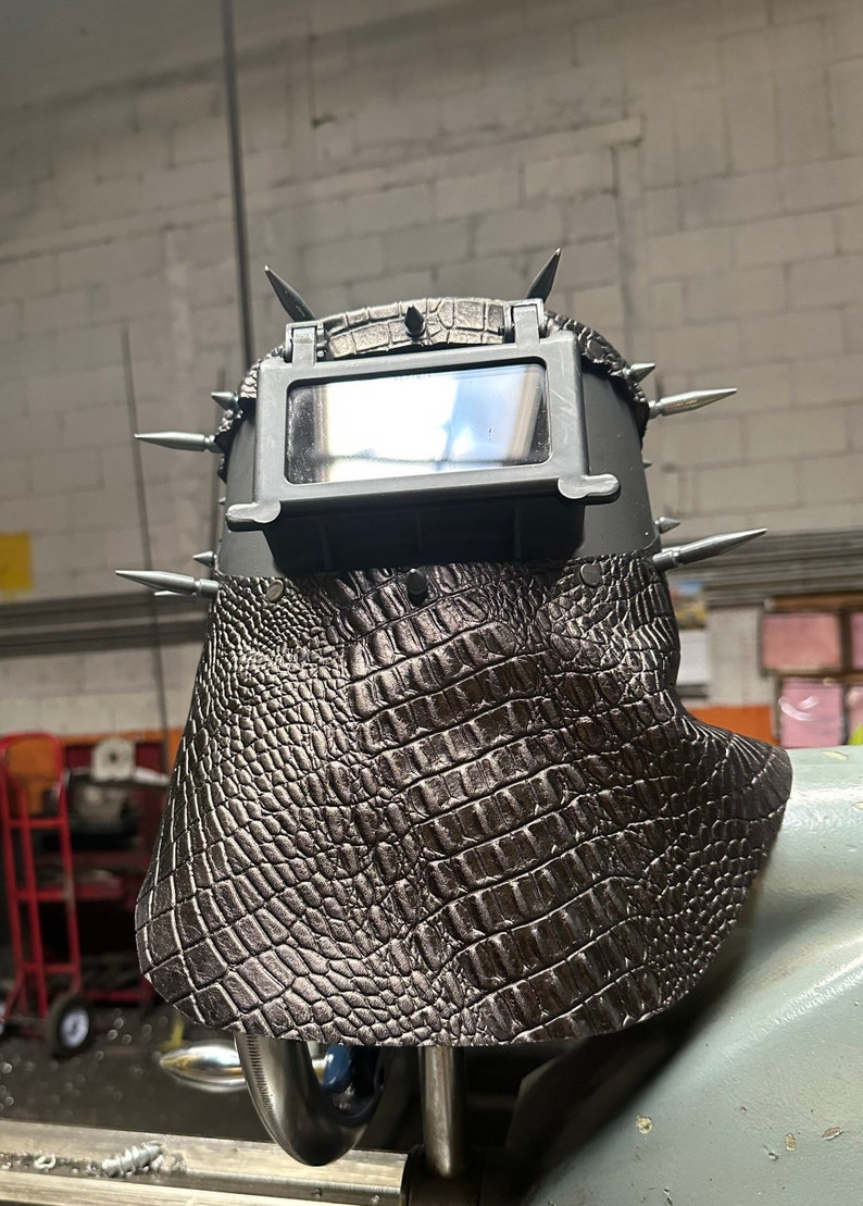 Welding Mask weldingmask leatherweldingmask - Etsy