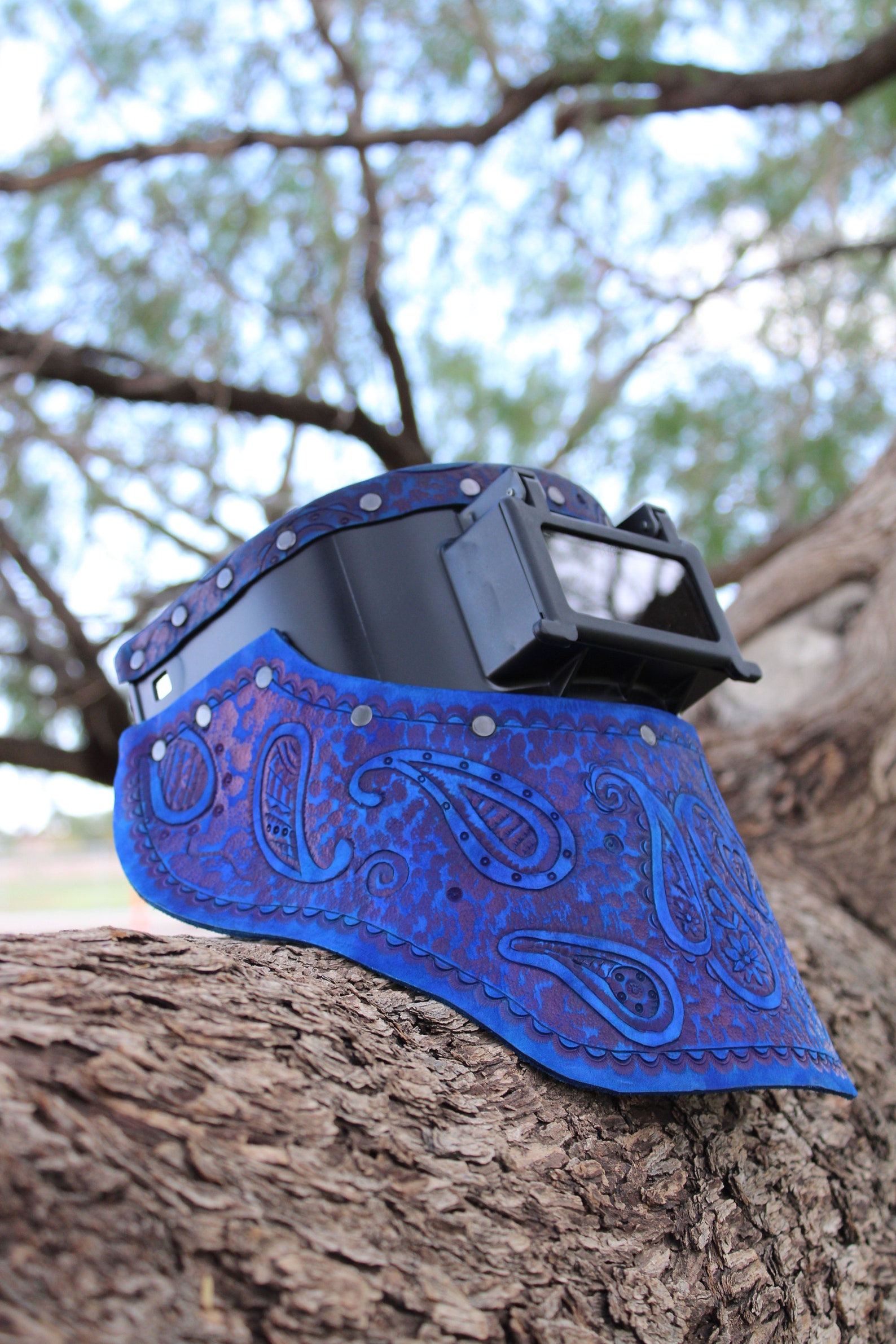 Welding Mask, Weldingmask , #customleathermask ,weldinghood ,sugarscoop ...