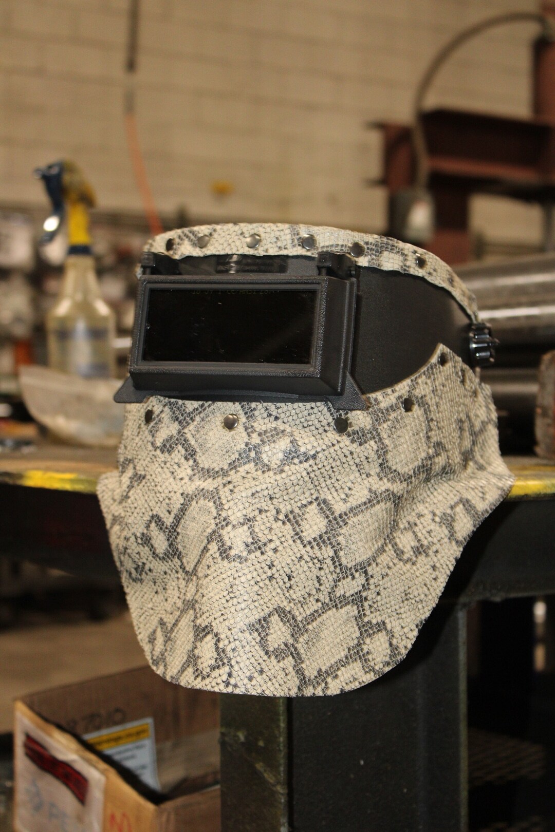 Welding Mask weldingmask leatherweldingmask customleathermask ...