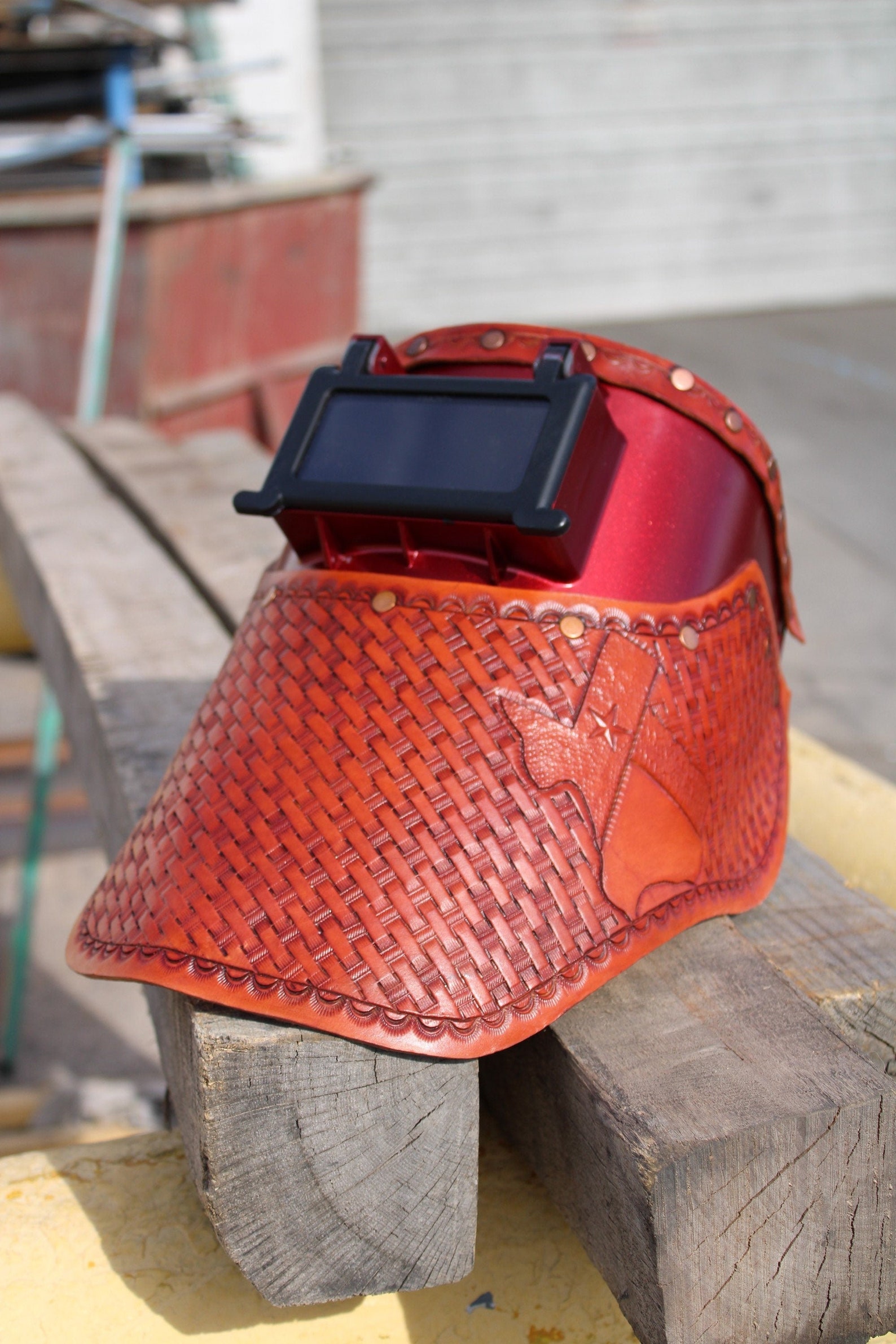 Welding Mask Weldingmask customleathermask weldinghood - Etsy