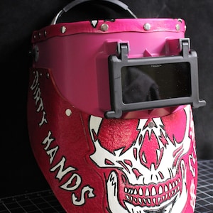 Welding Mask,welding Hat, #customleathermask ,weldinghood ,sugarscoop ...