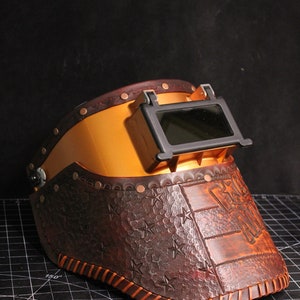 Fibermetal Welding Hood Sugarscoop , Leather Welding Hood , Welding ...
