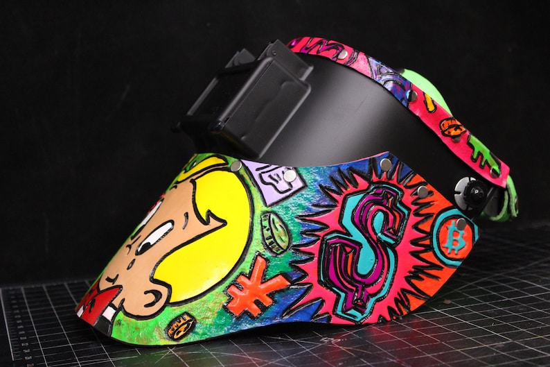 Welding Mask,welding Hat, #customleathermask ,weldinghood ,sugarscoop ...