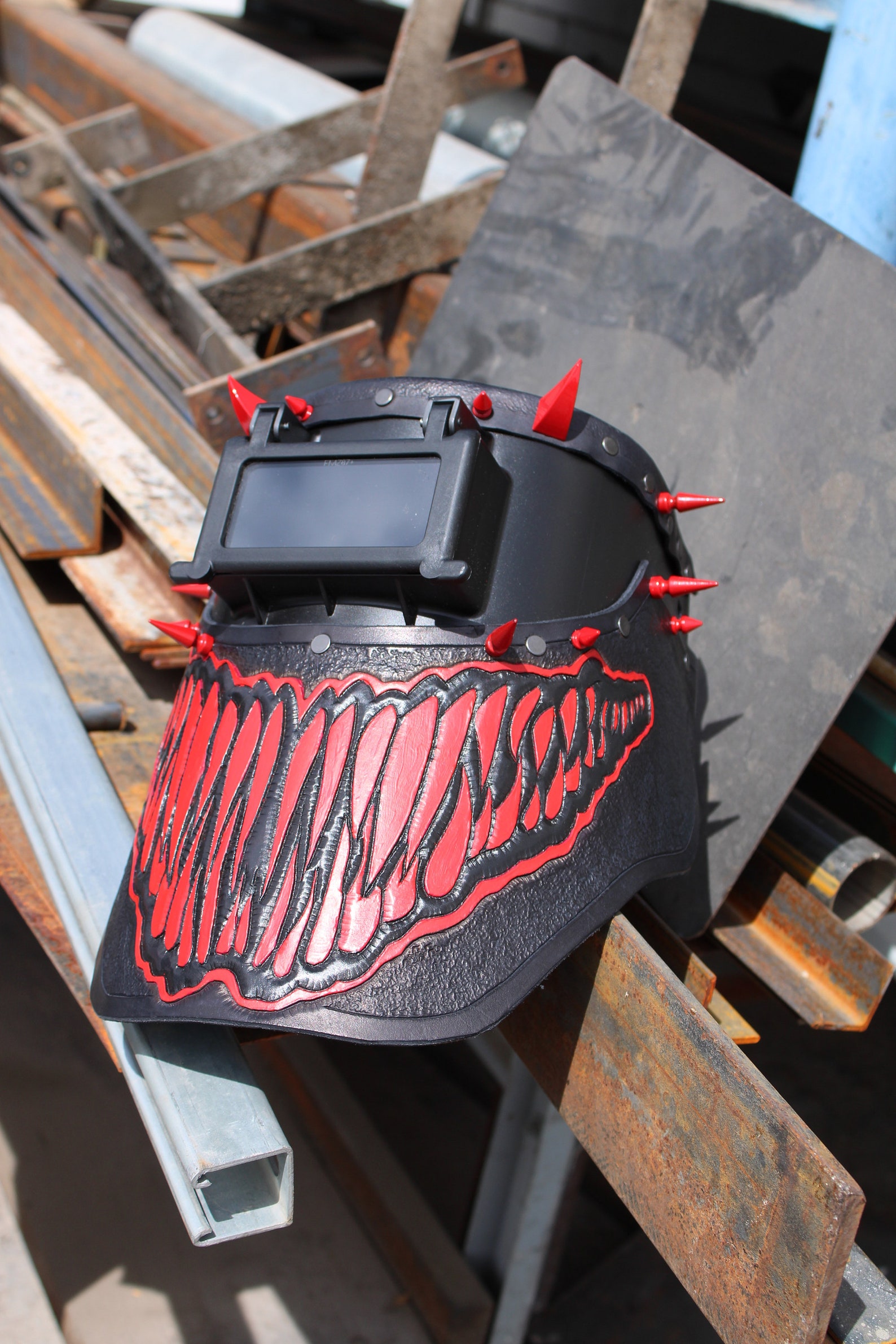 Welding Mask,welding Hat, #customleathermask ,weldinghood ,sugarscoop ...
