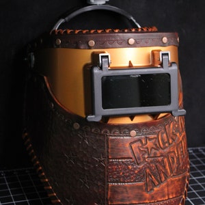 Fibermetal Welding Hood Sugarscoop , Leather Welding Hood , Welding ...