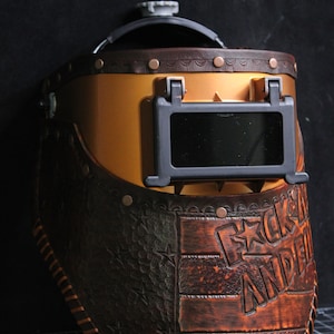 Fibermetal Welding Hood Sugarscoop , Leather Welding Hood , Welding ...