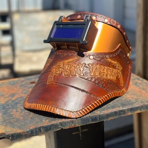 Fibermetal Welding Hood Sugarscoop , Leather Welding Hood , Welding ...