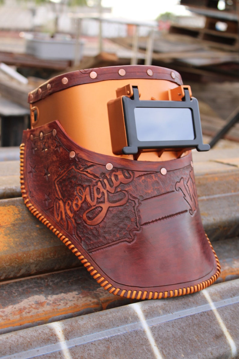 Modified Leather Welding Hood