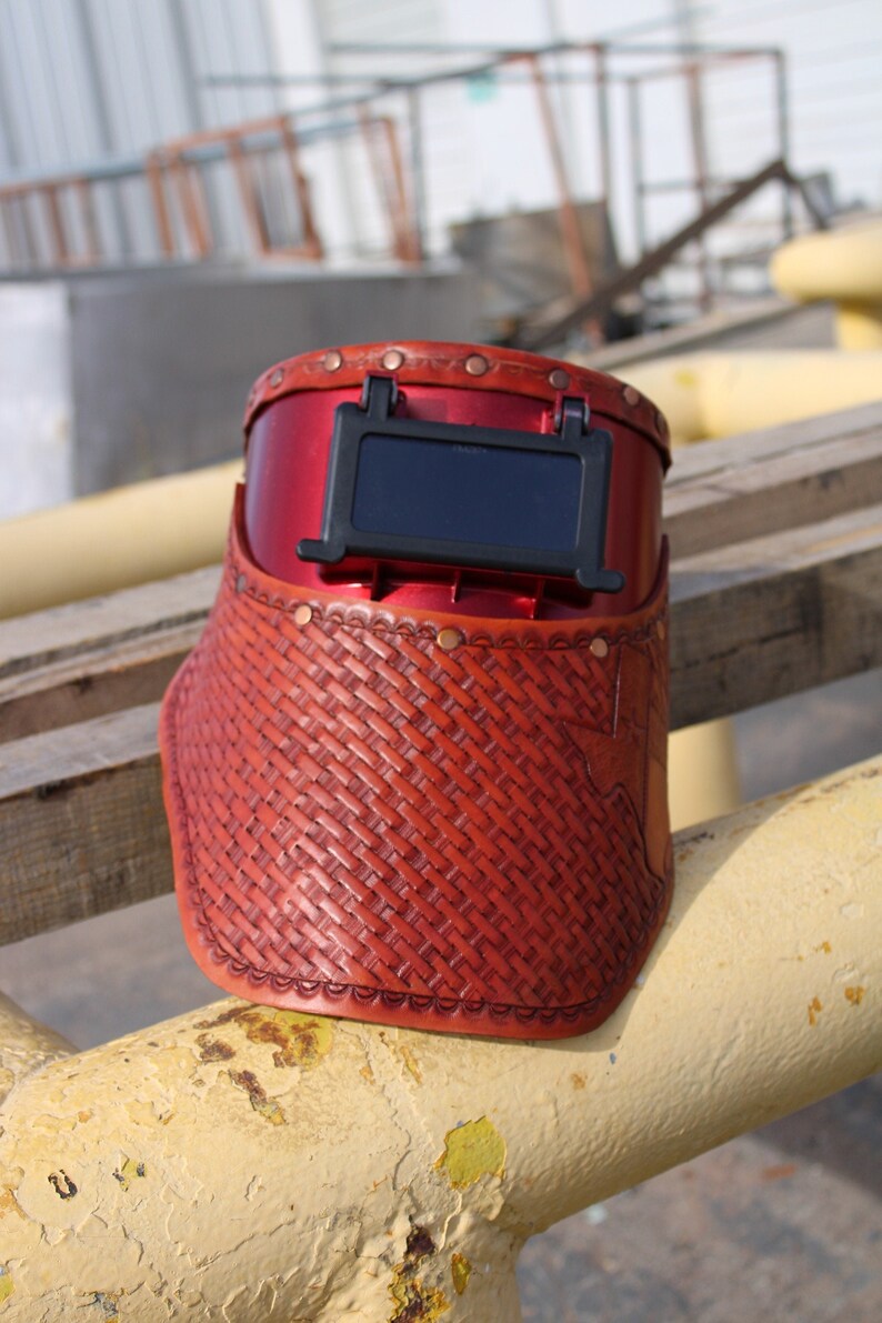 Welding Mask Weldingmask customleathermask weldinghood - Etsy