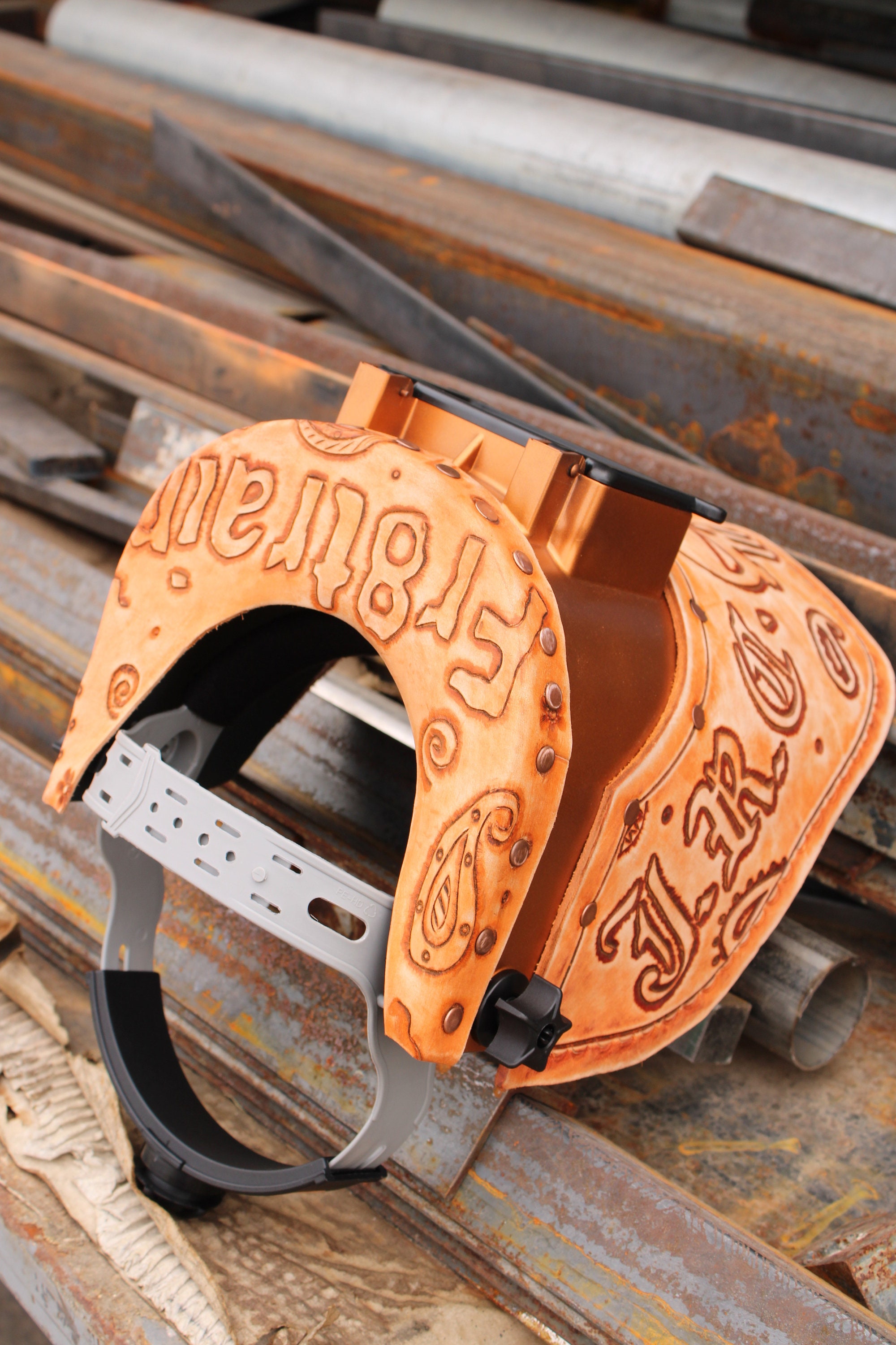 Welding Mask, Weldingmask , #customleathermask ,weldinghood ,sugarscoop ...