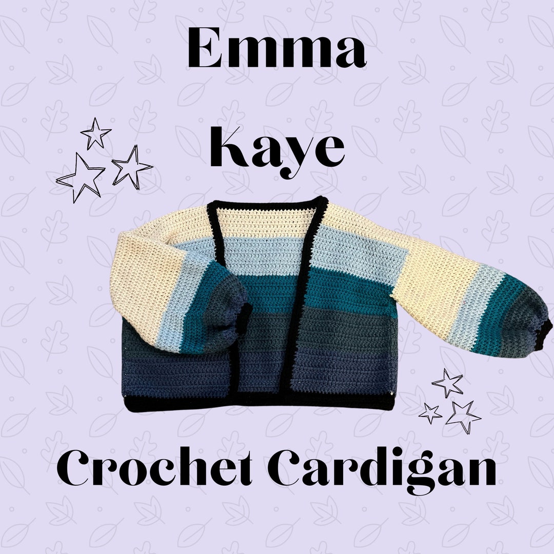 Emma Kaye Crochet Cardigan - Etsy