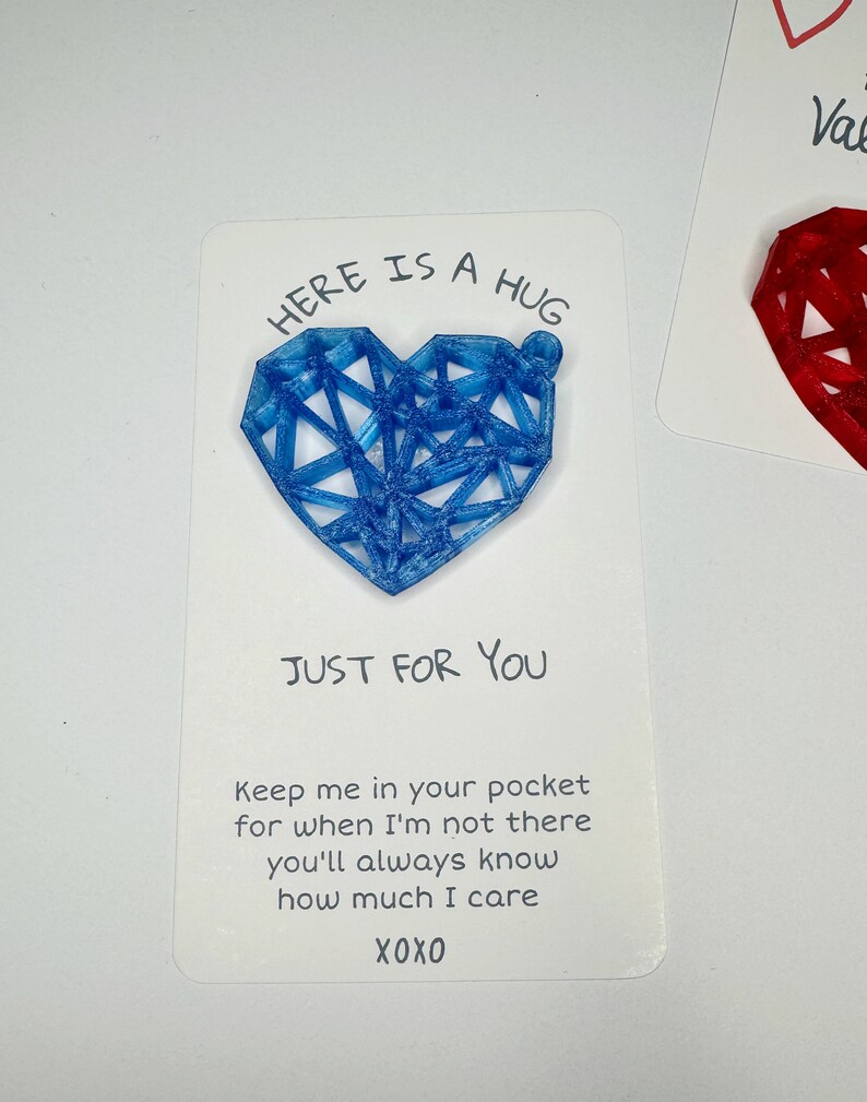 3D Printed Pocket Hug Cute Thank You Gift Ideas Pocket Hug Gift ...