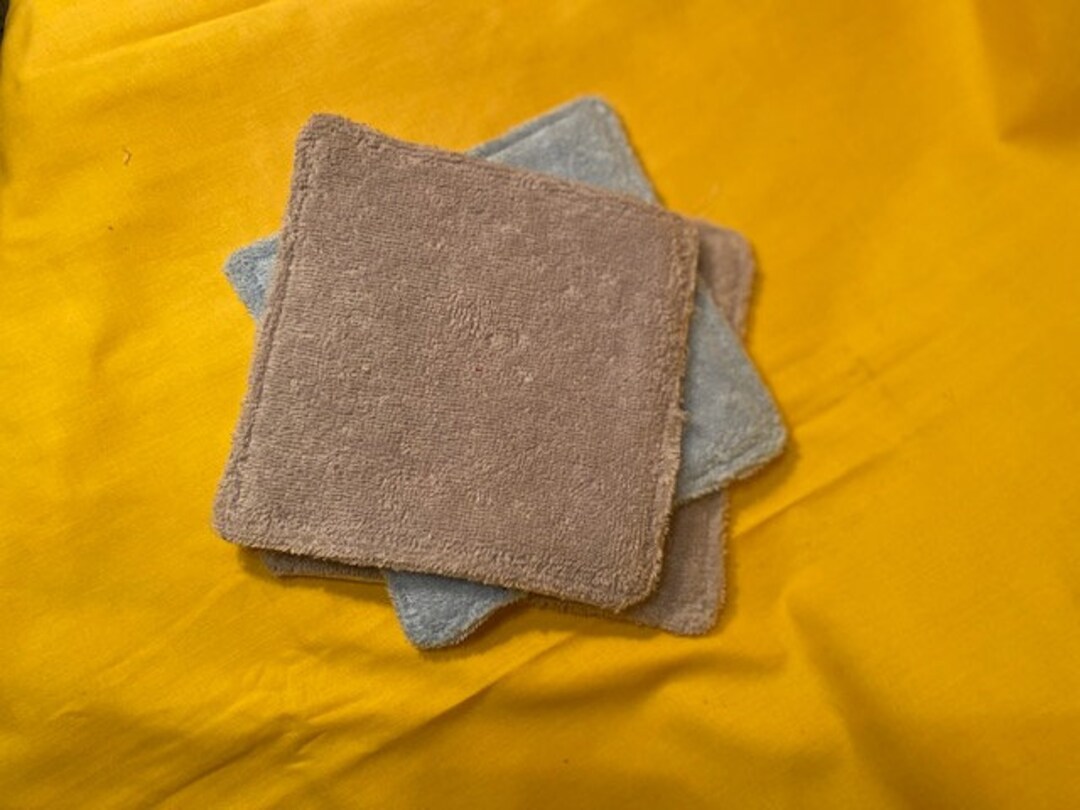 Terry Cloth Wash Cloth 3 Pack - Etsy