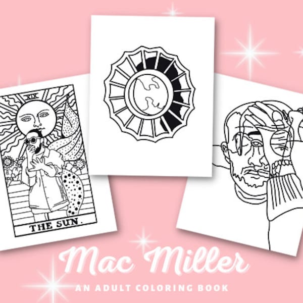 Mac miller coloring book - Etsy.de