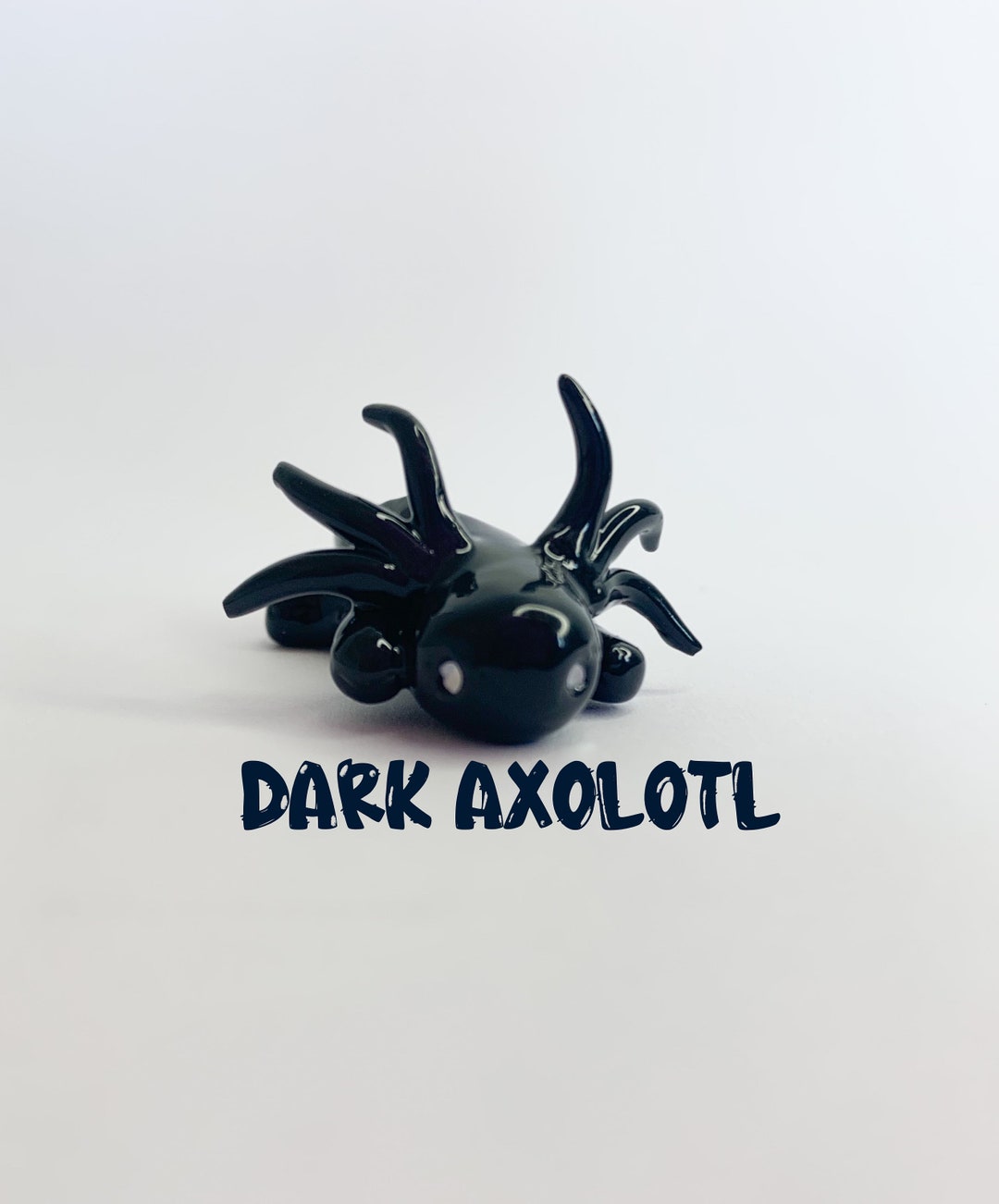 Dark Axolotl Sculpture Dark Emo Axolotl Goth Axolotl - Etsy